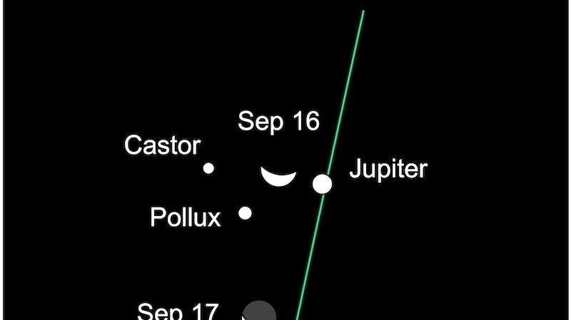 Sky show: Moon and Jupiter glowing together in early morning sky ...