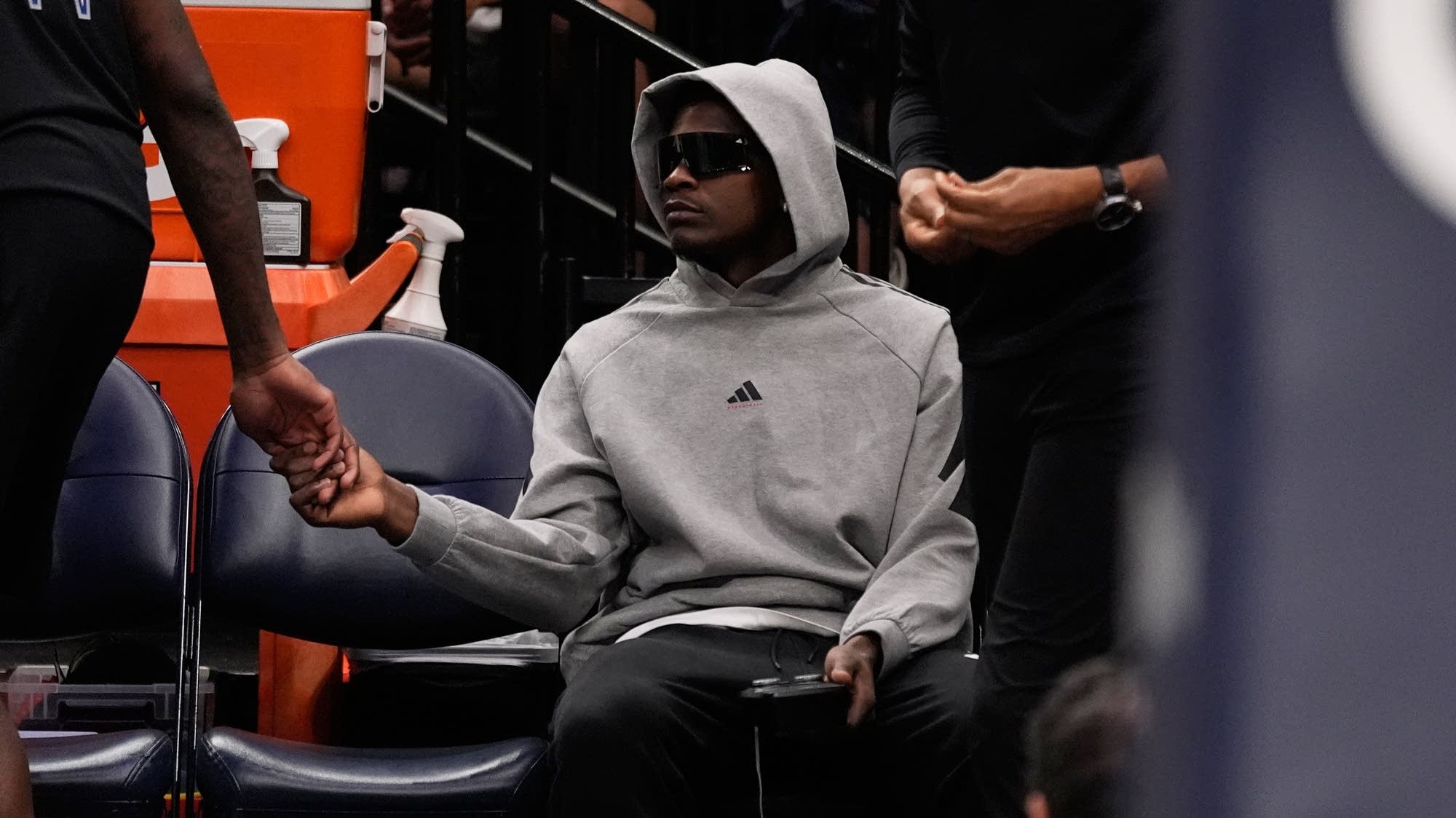 Minnesota Timberwolves star Anthony Edwards exited early, team leans on ...