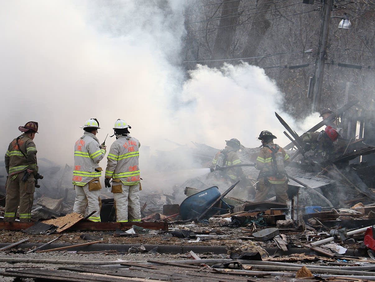 Nearby businesses assess damage after St. Paul house explosion | MPR News