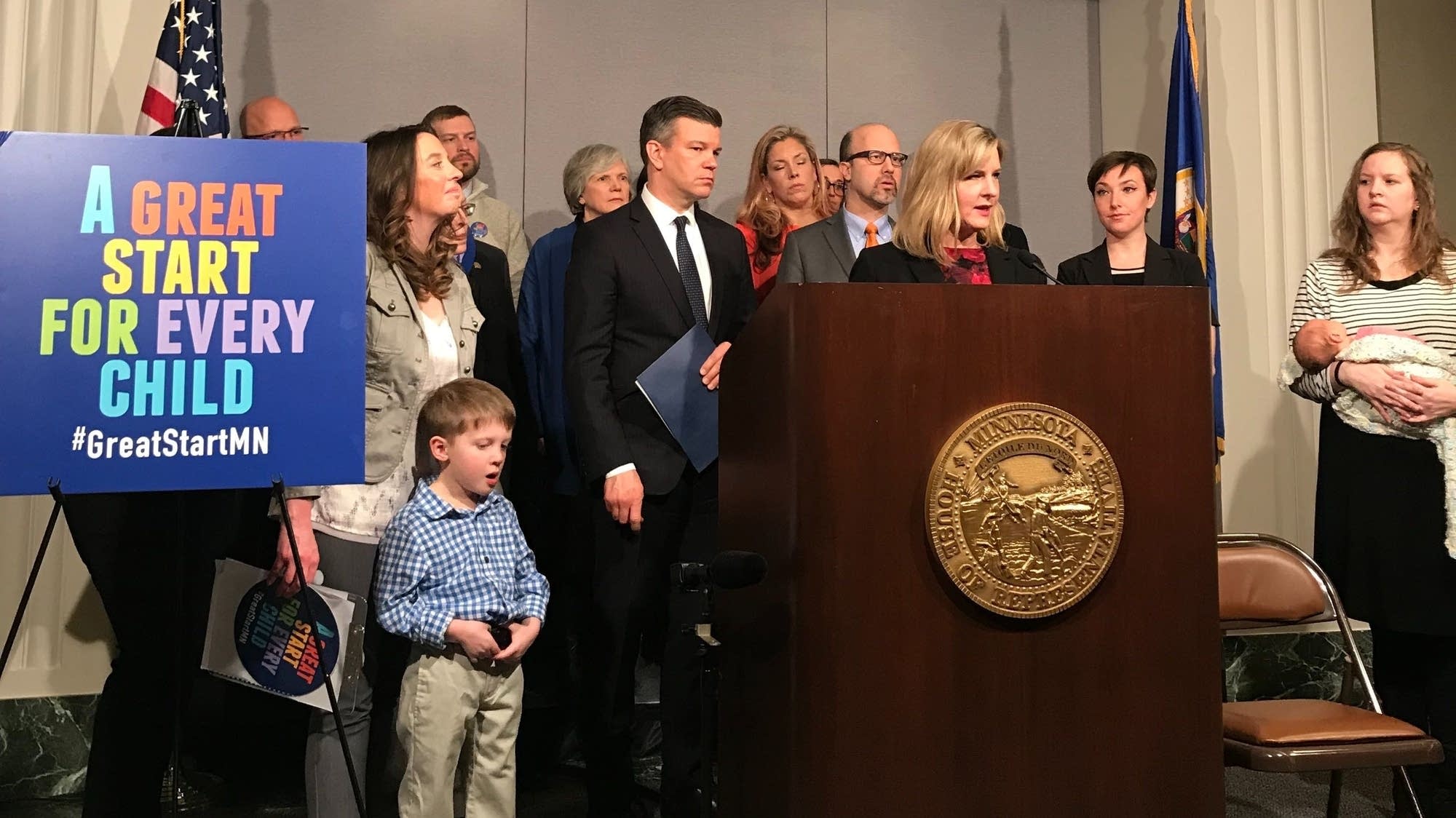 House Democrats want to spend surplus on early childhood | MPR News