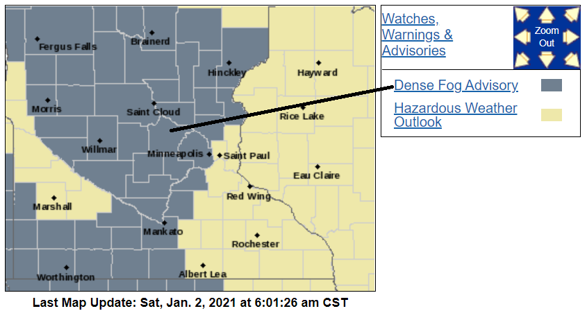Mild Saturday temps, with morning fog | MPR News