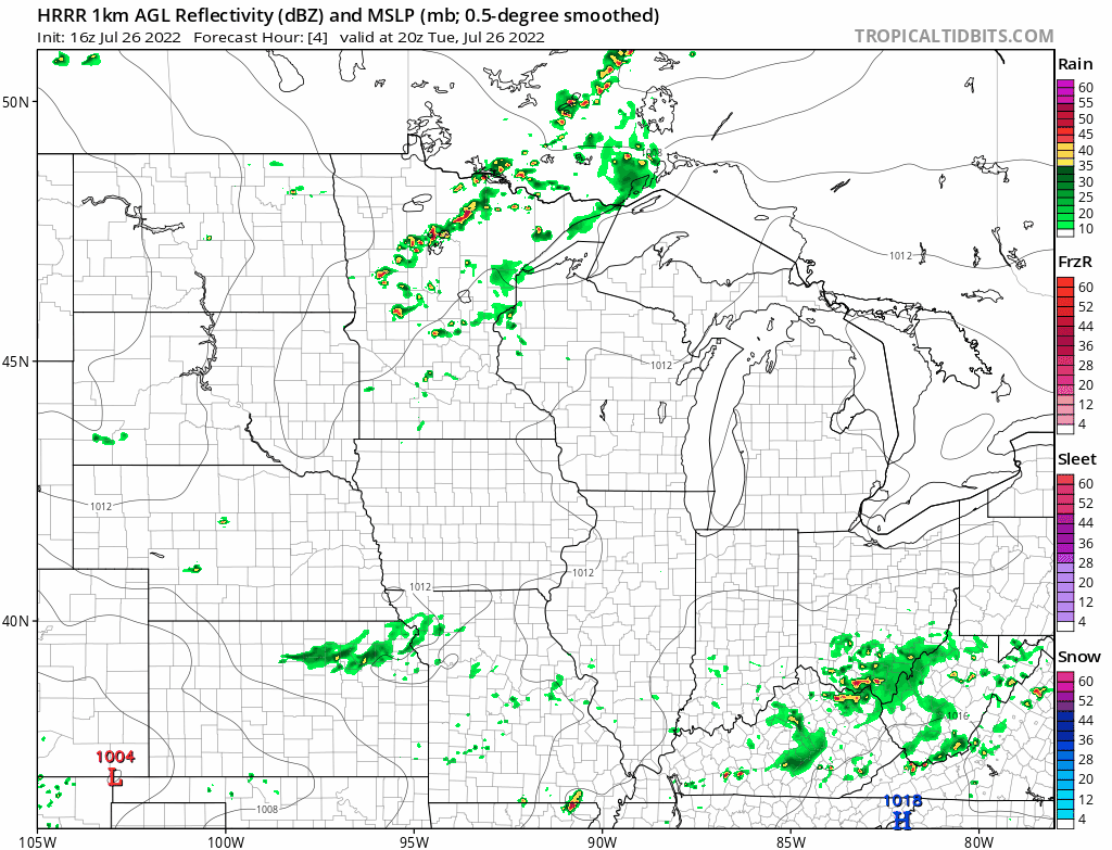 Scattered rain and thunder today; marginal severe risk | MPR News