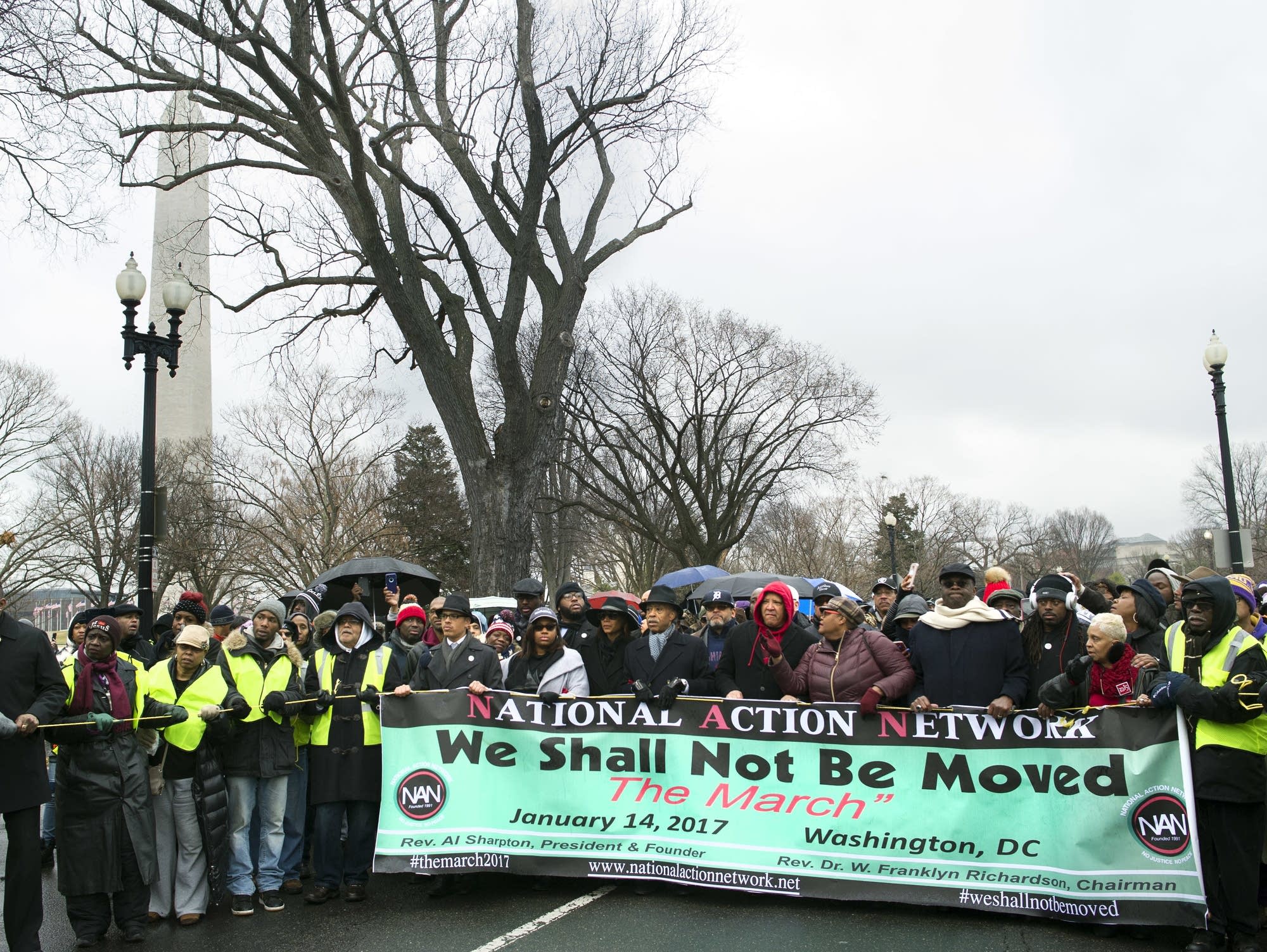 Marchers brave cold, rain for MLK march in DC | MPR News