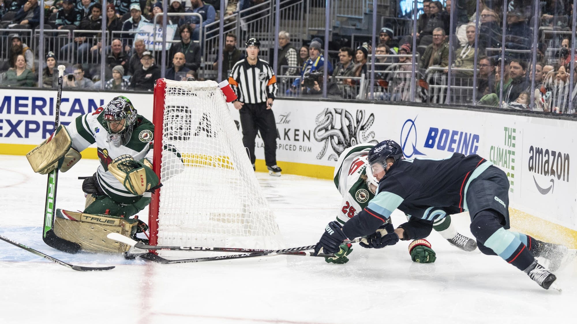 Fleury posts 72nd career shutout, Wild edge Kraken 1-0 | MPR News