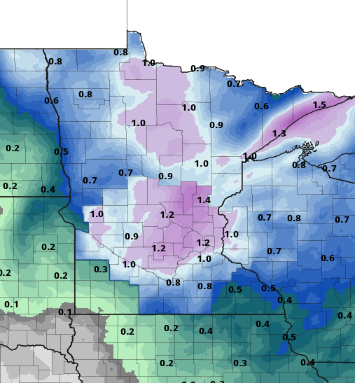 Wet three days ahead; snow north | MPR News