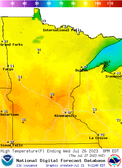 Spotty rain chances; major heat wave developing next week | MPR News