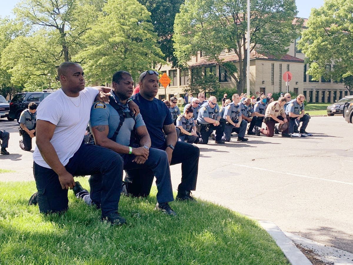 Black cops feel pain of Floyd's death, duty to their uniform | MPR News