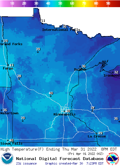 Chilly Thursday, clearing; 50 returns Saturday | MPR News