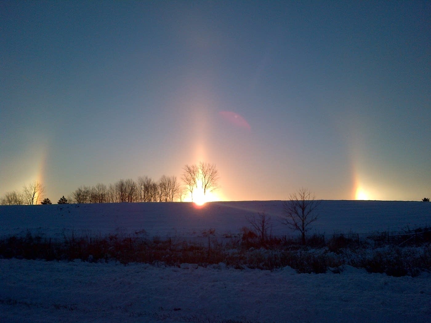 Photos: Sun dogs light up the Minnesota sky | MPR News