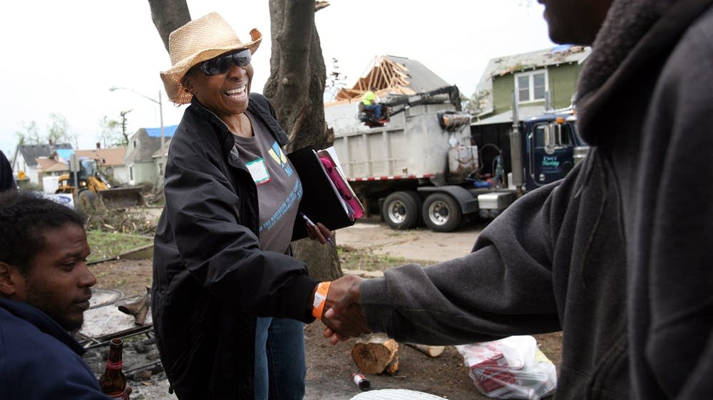 Volunteers help assess needs of storm victims | MPR News