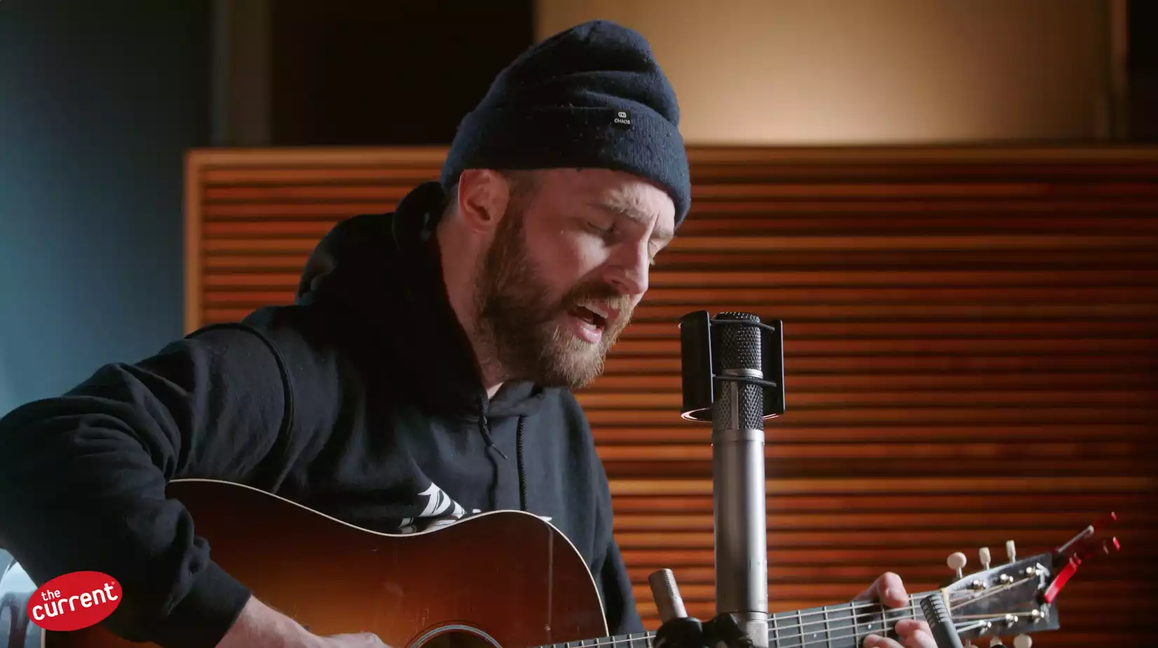 Ruston Kelly plays a solo acoustic session in The Current studio