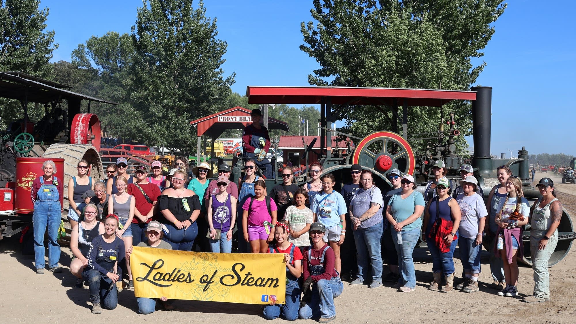 Old machines, new traditions fuel Rollag’s ‘Ladies of Steam’ | MPR News