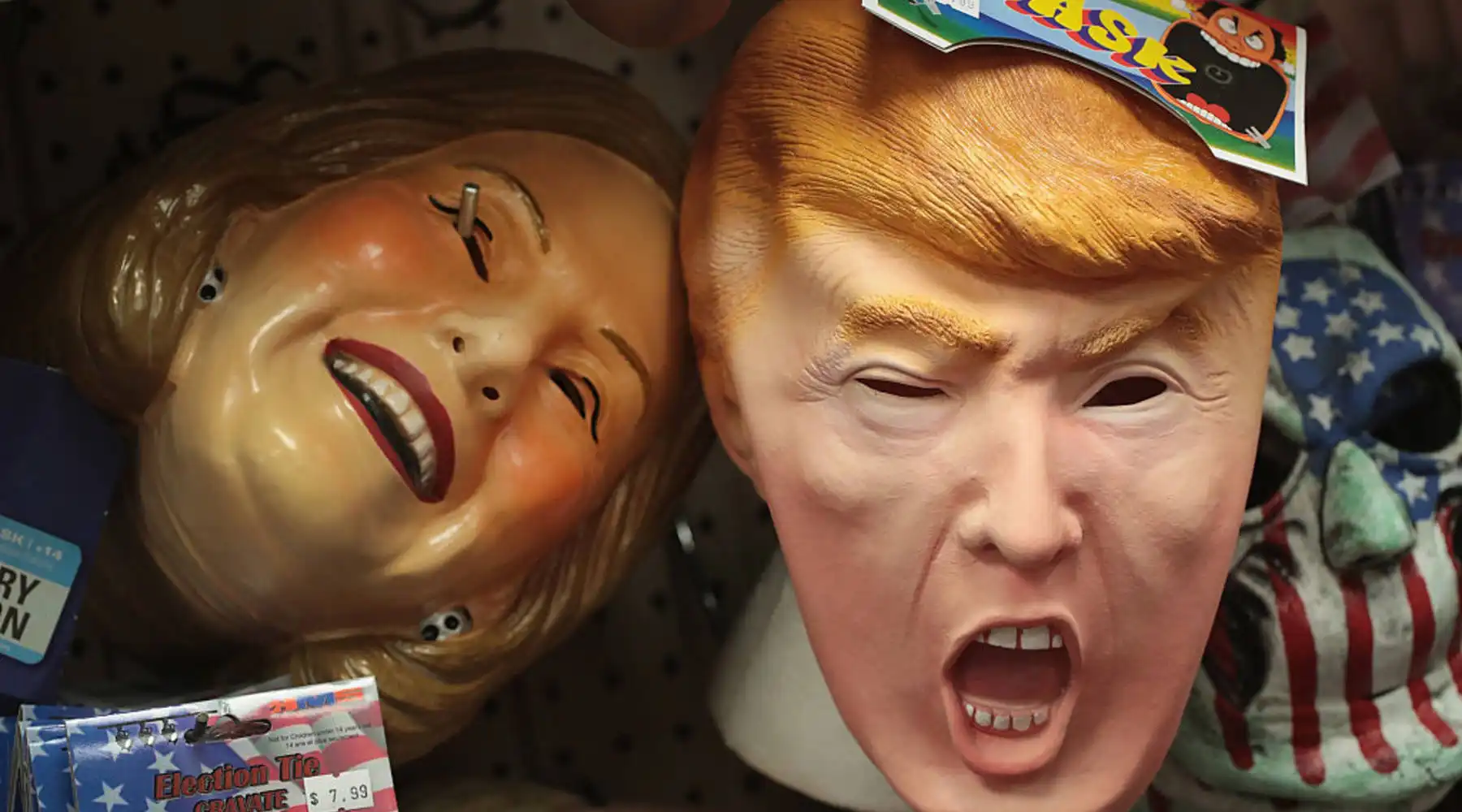 One company says Trump masks are outselling the Clinton ones this Halloween