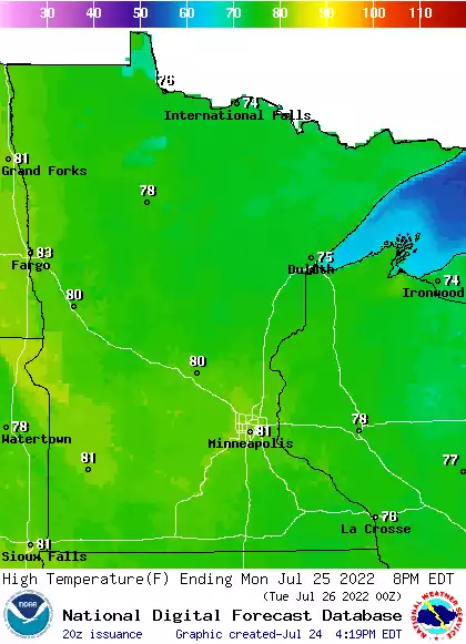 Pleasant Monday; showers possible Tuesday | MPR News