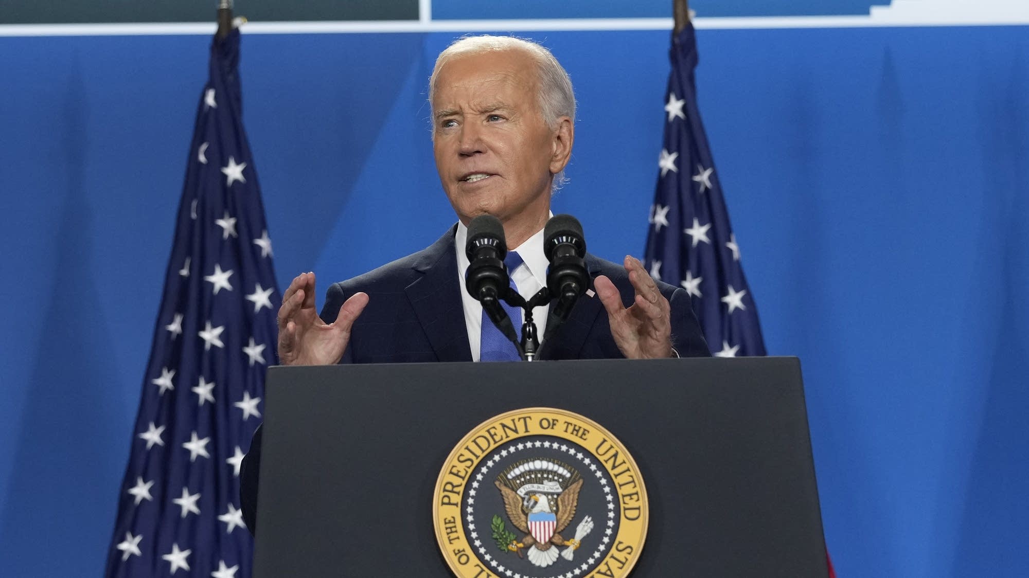 Biden says during press conference he’s going to ‘complete the job ...