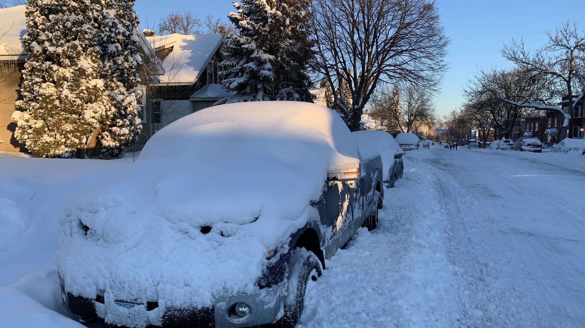 Nice weather for sledding or shoveling snow; south and east metro had ...
