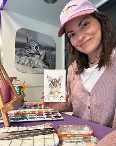 What it was like for one LA artist to start a pet portrait business