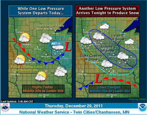Clipper brings some snow into early Friday | MPR News