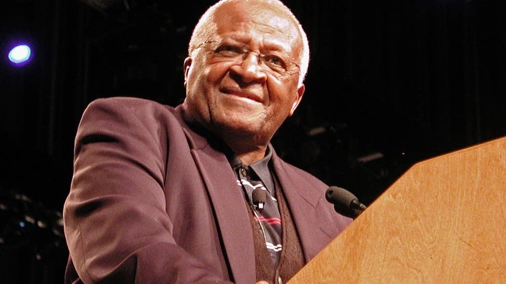 Tutu brings message of peace to Twin Cities youth | MPR News