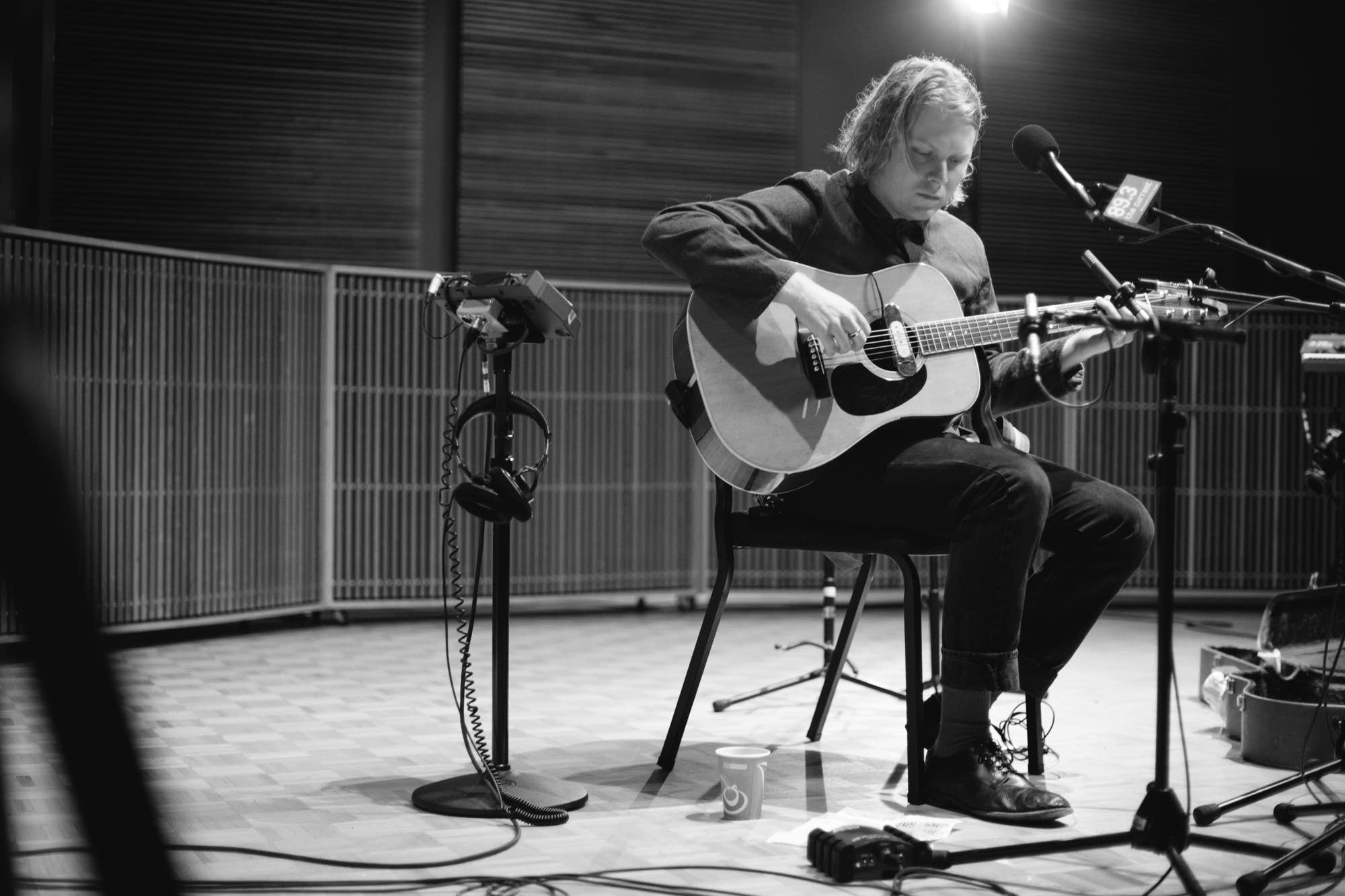 Ty Segall performs a solo acoustic set in The Current studio