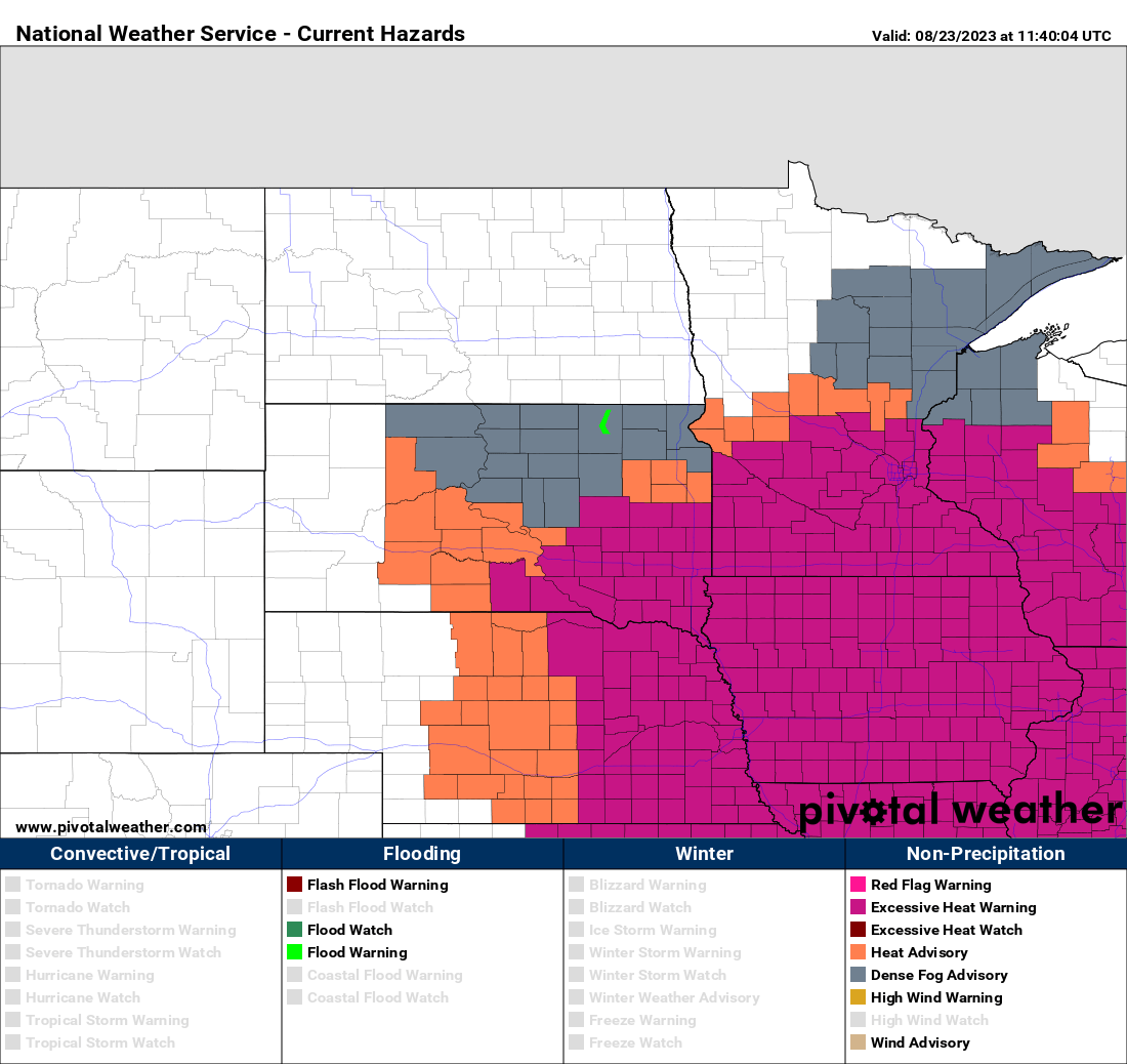 Another excessively hot day Wednesday; cooler by the weekend | MPR News