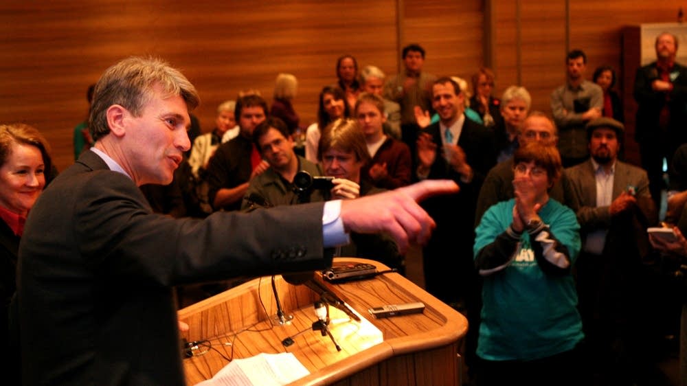 Supporters say they're ready to back Rybak for governor | MPR News