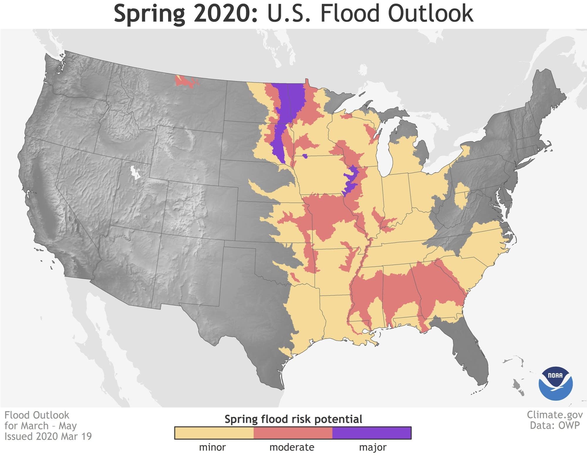 Major spring flood risk remains high for Red River | MPR News