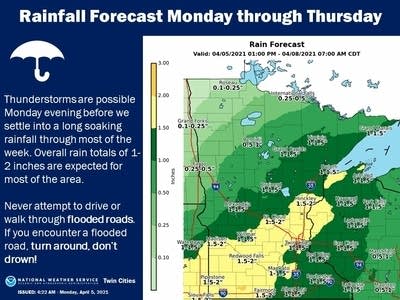 Record warmth ends as rain returns | MPR News