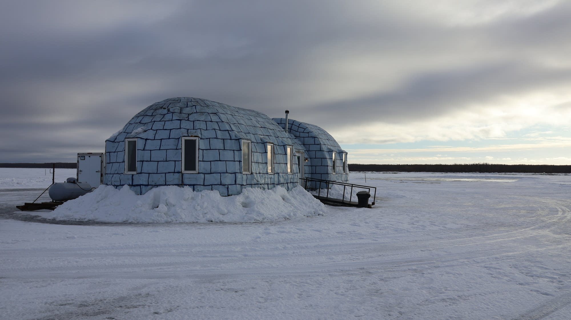 Zippel Bay Resort Igloo Bar a winter oasis for ice anglers | MPR News