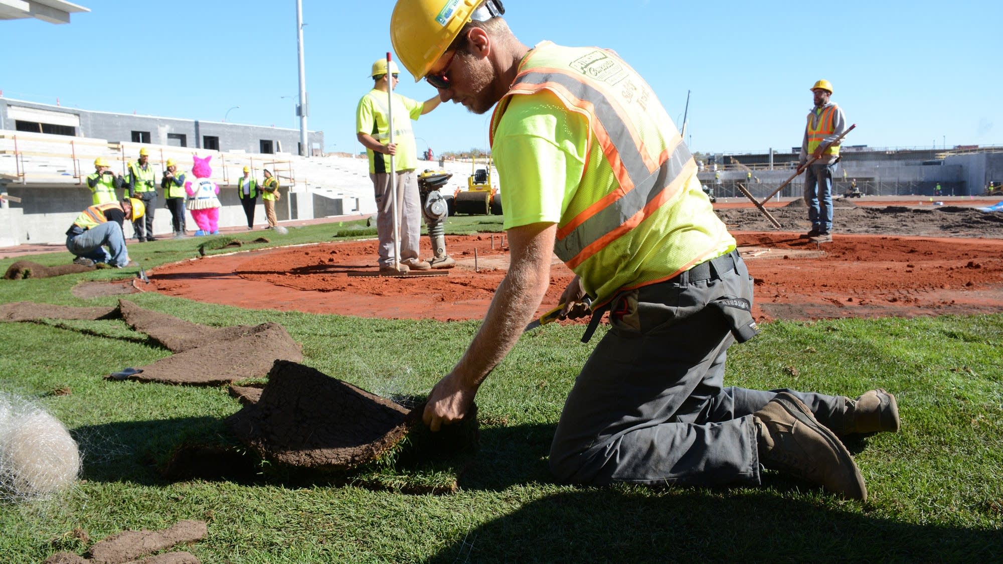 Home turf: St. Paul Saints field has new grass | MPR News