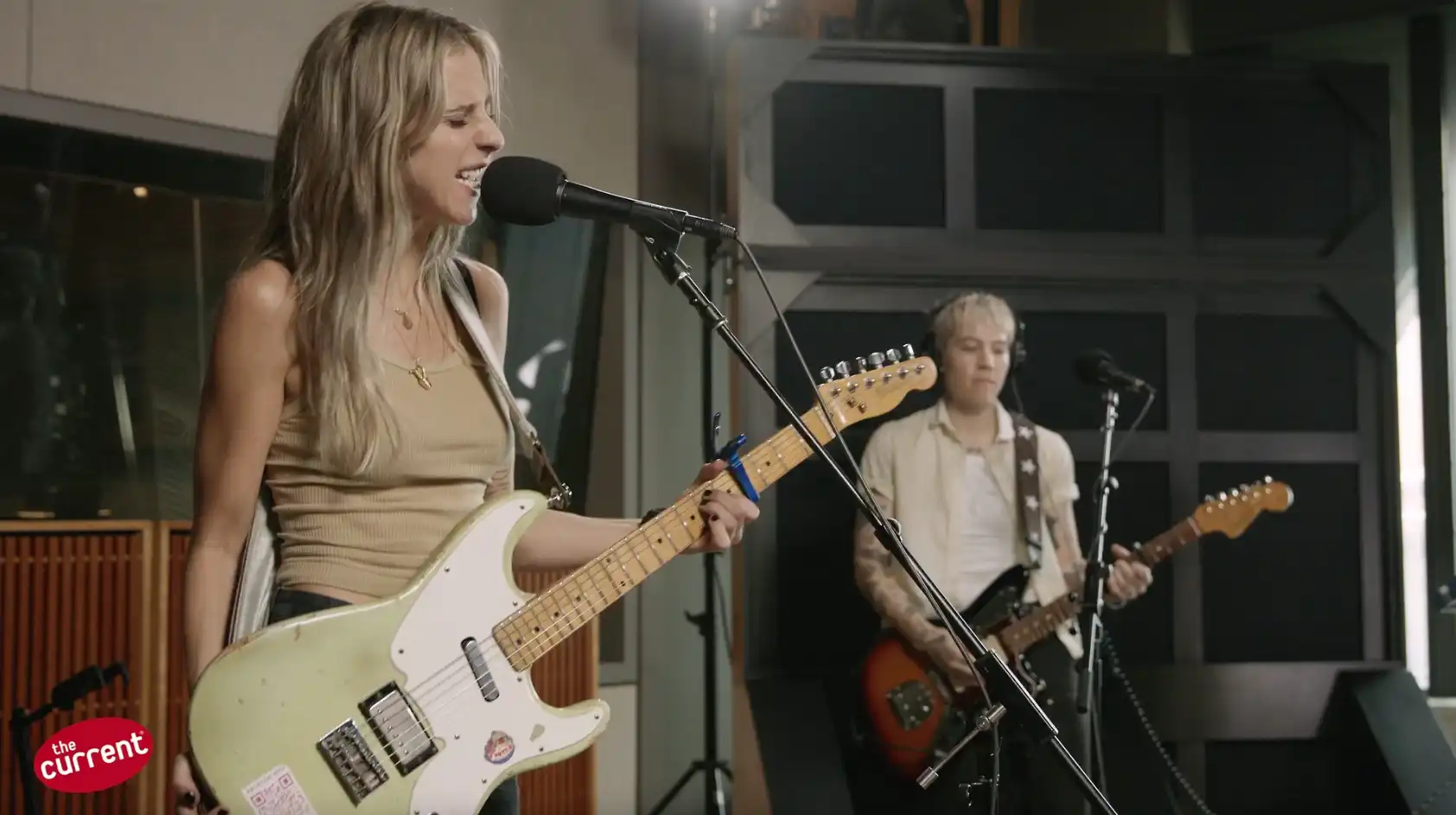 Bully play songs from 'Lucky For You' in The Current studio