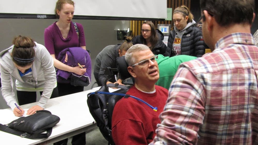 Bruce Kramer, patient, becomes a lecturer once again | MPR News