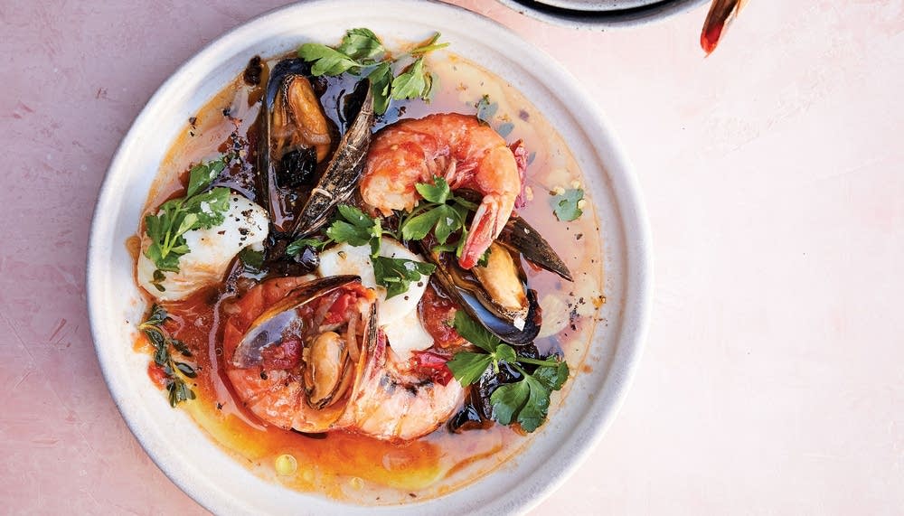 Quick Weeknight Fish Stew with Olives | The Splendid Table
