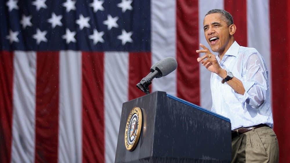 Obama embracing auto bailout, tax policies in Ohio | MPR News