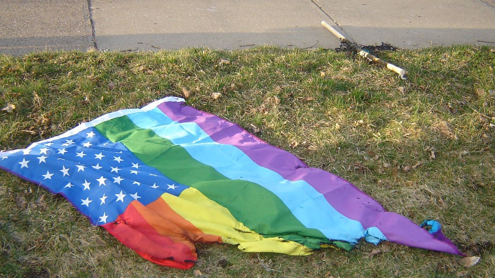 In Hudson, ‘They can destroy a flag, but they can’t destroy a movement ...