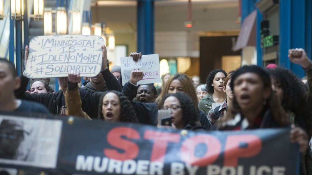 Protesters rally against decision in Jamar Clark shooting | MPR News