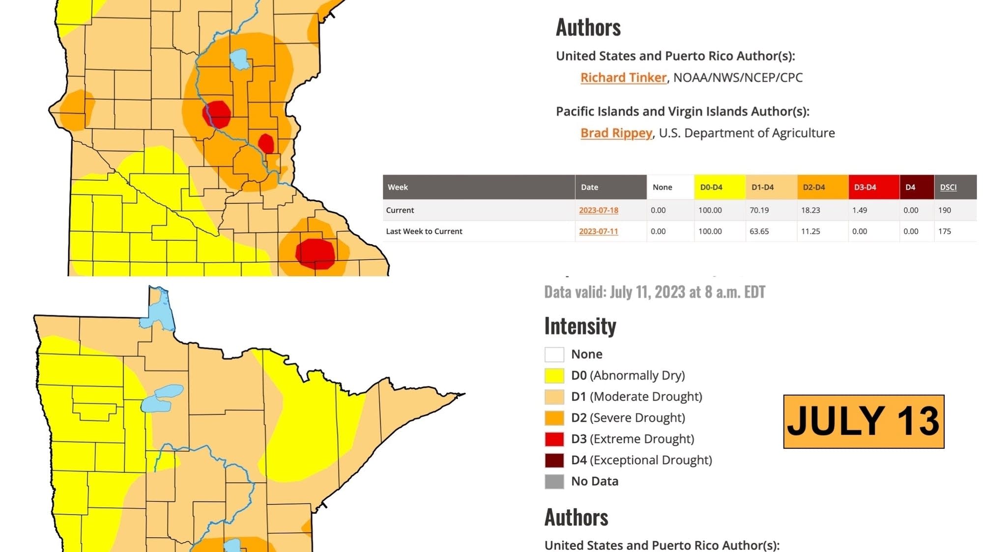 Central and Southeast Minnesota face 'extreme' drought conditions | MPR ...