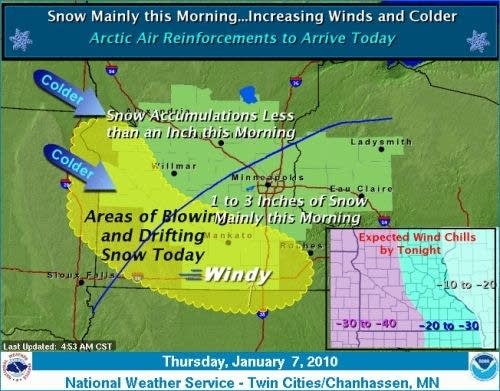 Snow gives way to cold today | MPR News