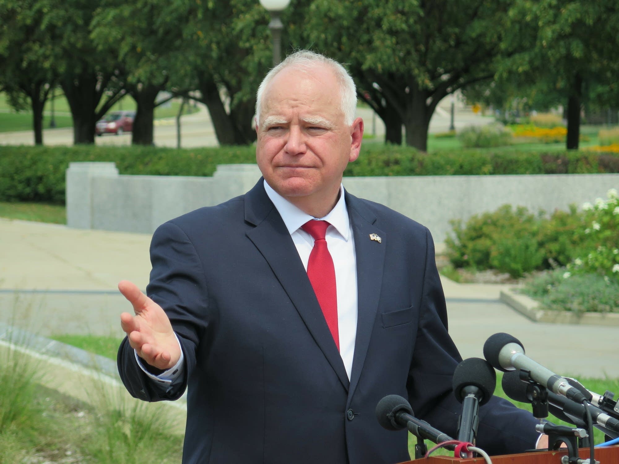 Walz says he has COVID-19 symptoms | MPR News