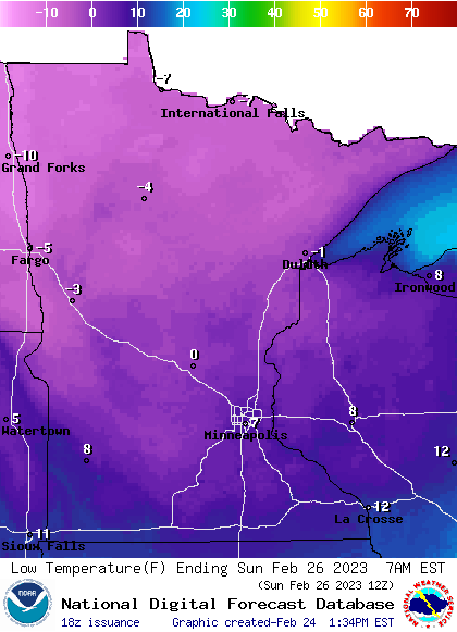 Weekend weather: Friday night flakes; teens-20s Saturday, 20s-30s ...
