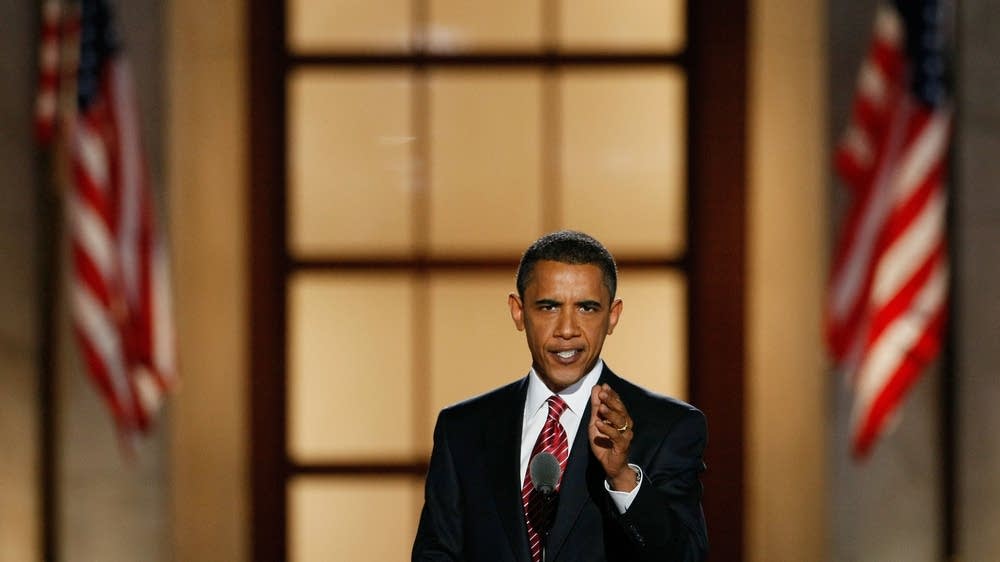 Obama takes swing at McCain in acceptance speech | MPR News