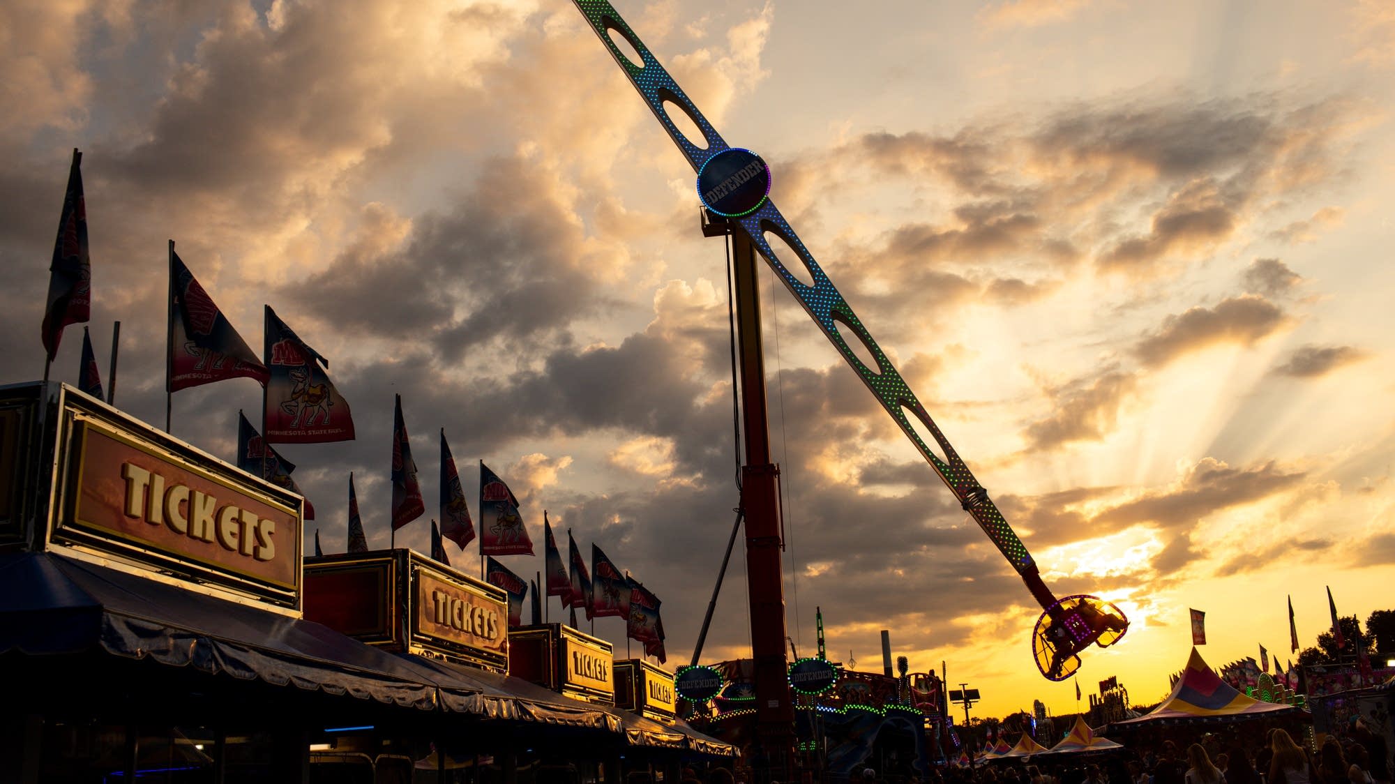 Minnesota State Fair sees unexpected heavy rain on first day | MPR News