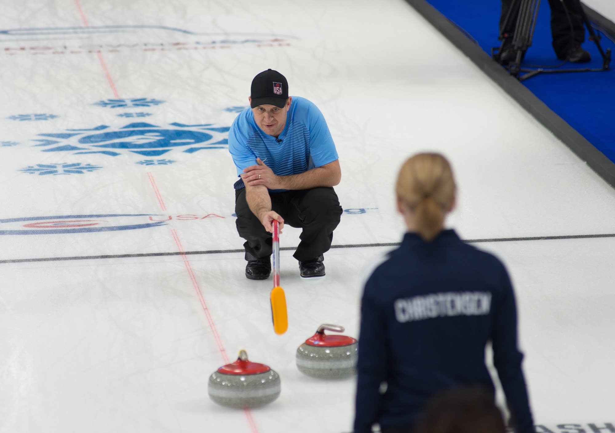 Photos: First ever mixed doubles curlers headed to the Olympics | MPR News