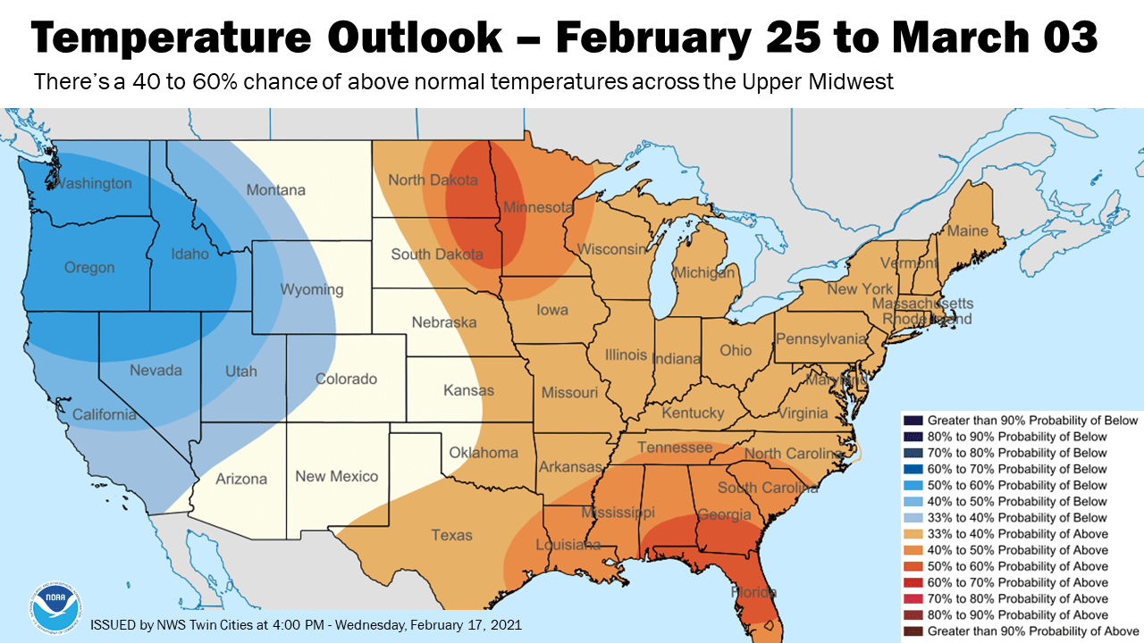 Whiplash: Monday will be 80 degrees warmer than last weekend up north ...