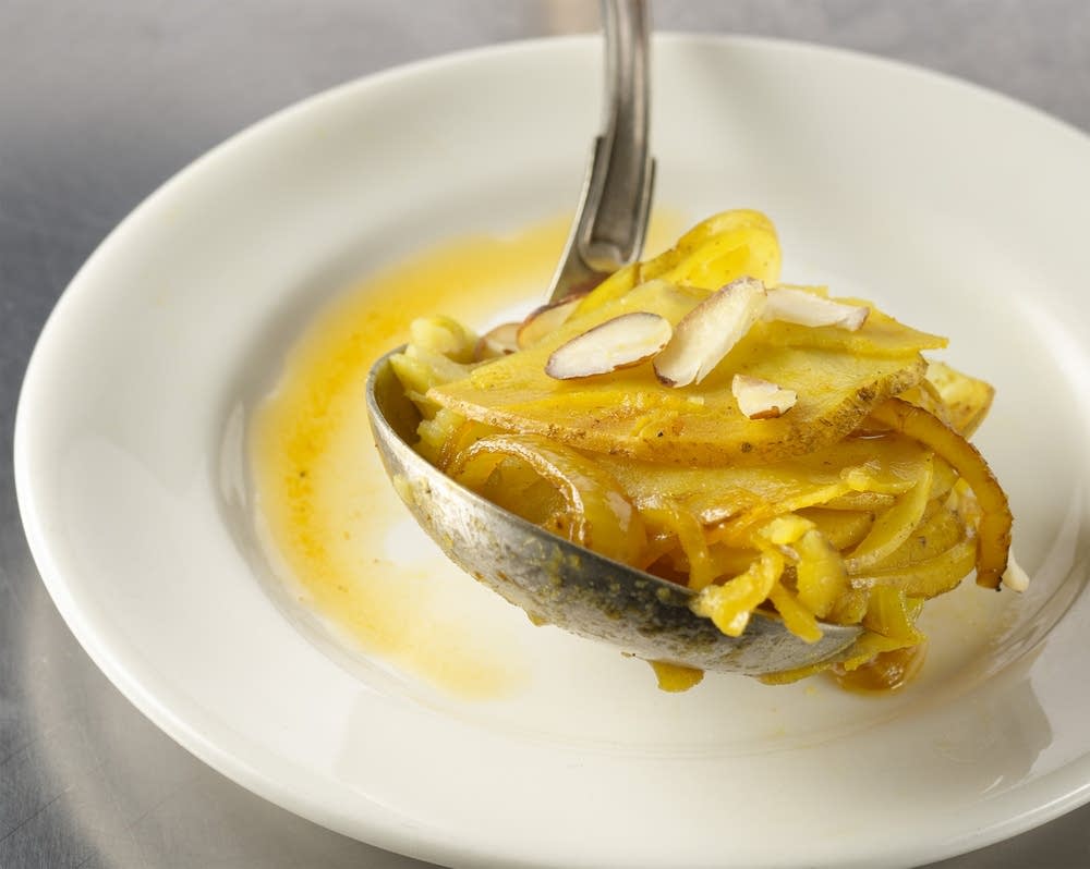 Almond Turmeric Potatoes | The Splendid Table