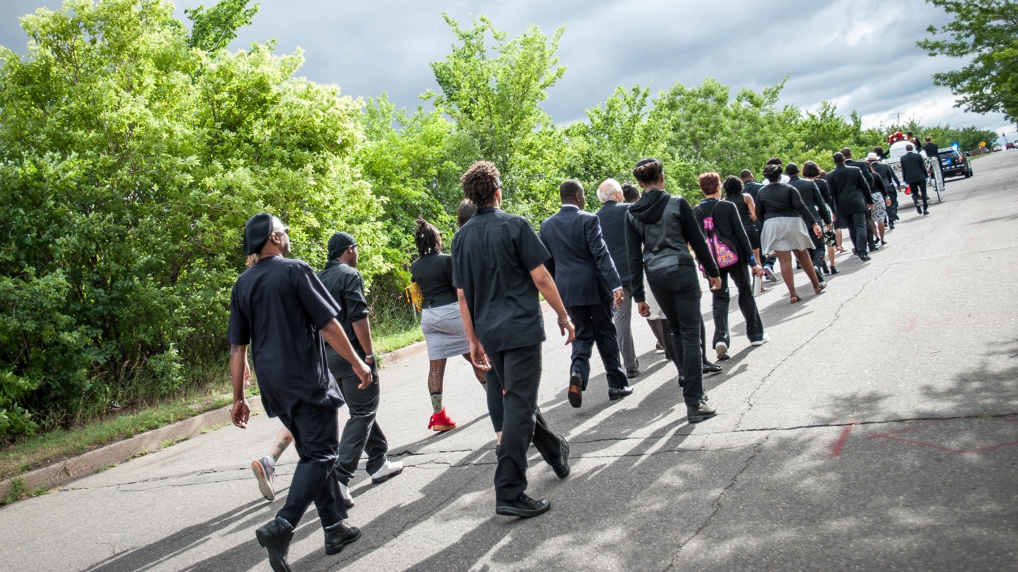 A retracing of steps: Castile's funeral procession winds through ...