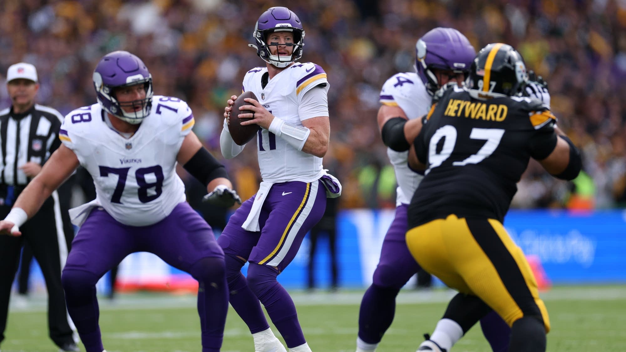 Steelers hold on for 24-21 win over Vikings in NFL's first regular-season game in Ireland | MPR News
