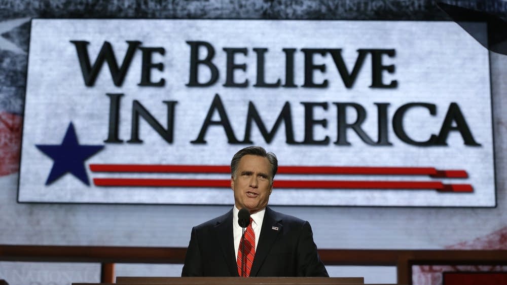 Romney campaign, RNC raise $100 million in August | MPR News