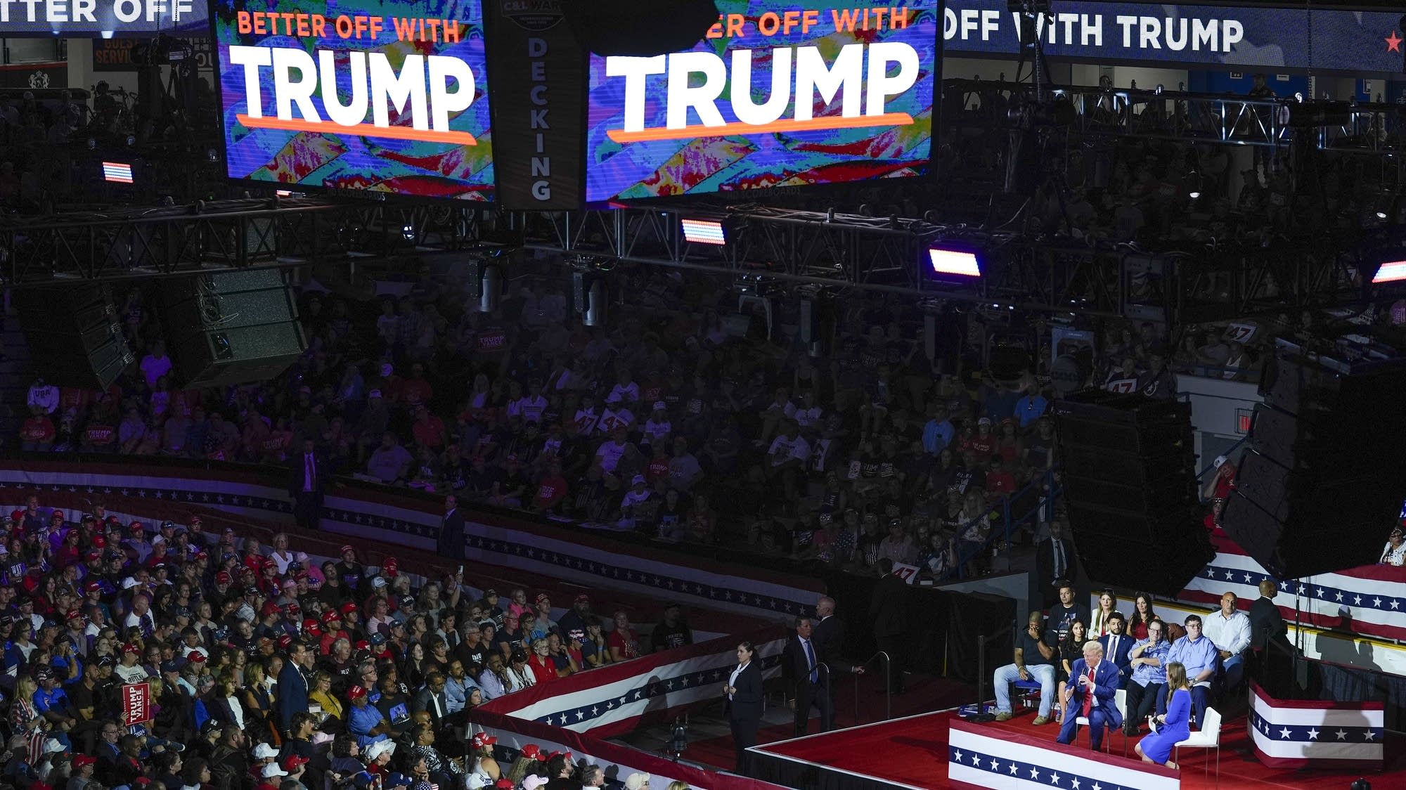 Trump and Harris are taking a brief break from campaigning in ...