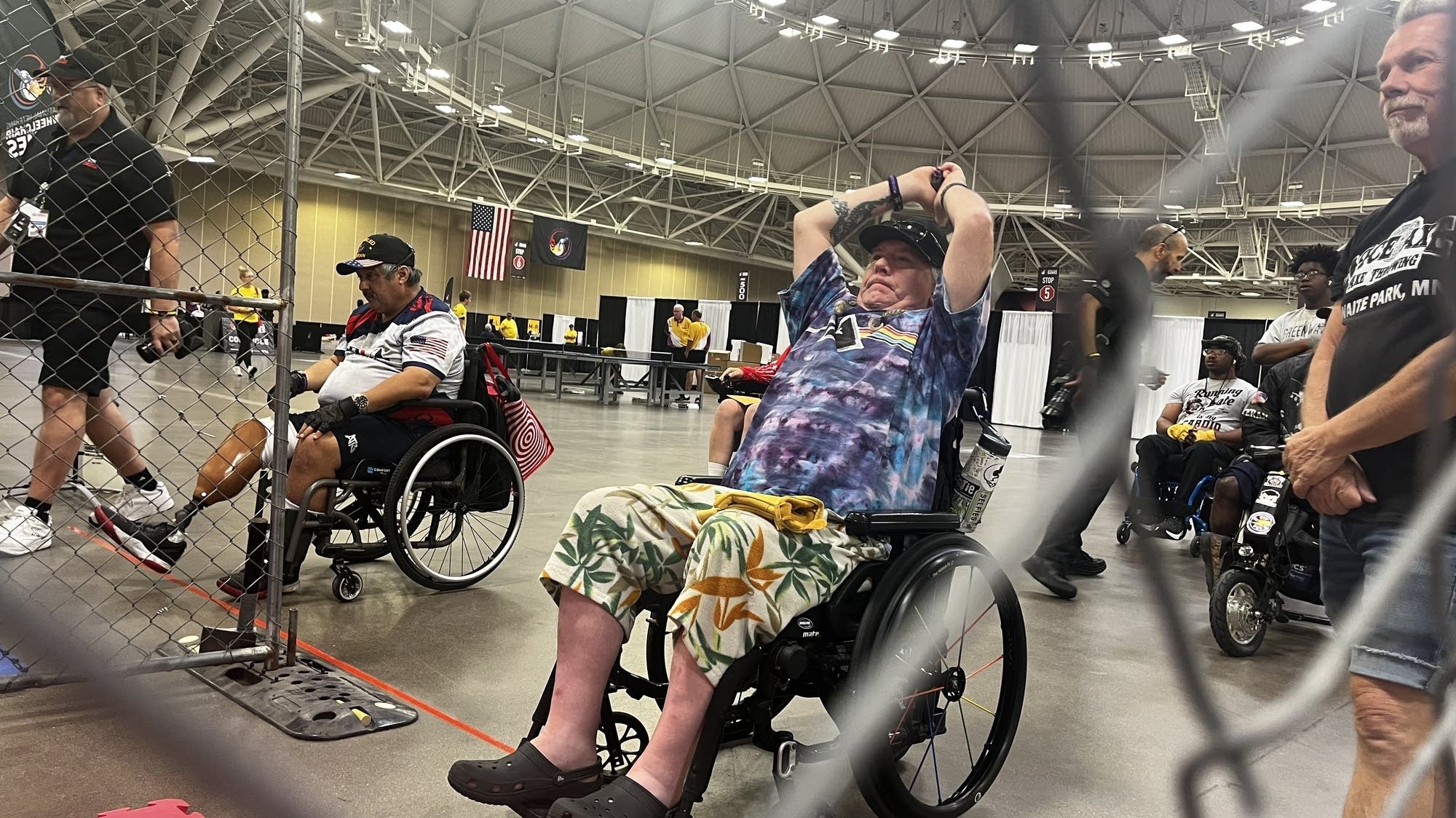 Veterans try axe throwing at National Wheelchair Games in Minneapolis ...